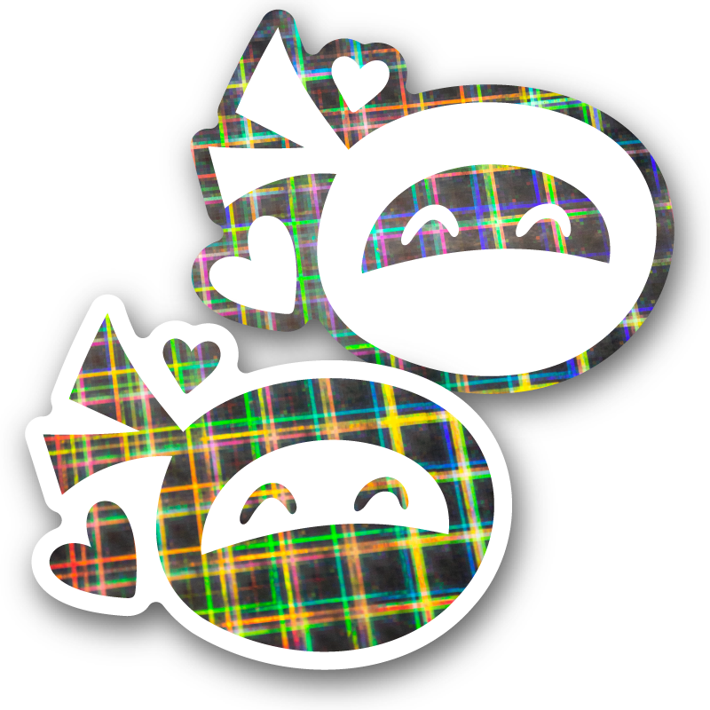 Disco Plaid - Sticker Ninja